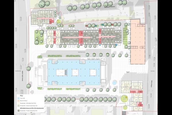 RSHP reveals first images of town hall redevelopment | News | Building ...